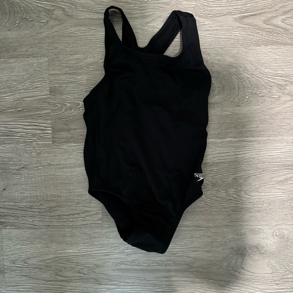 Speedo | Swim | Little Girls One Piece Black Speedo Swimsuit | Poshmark